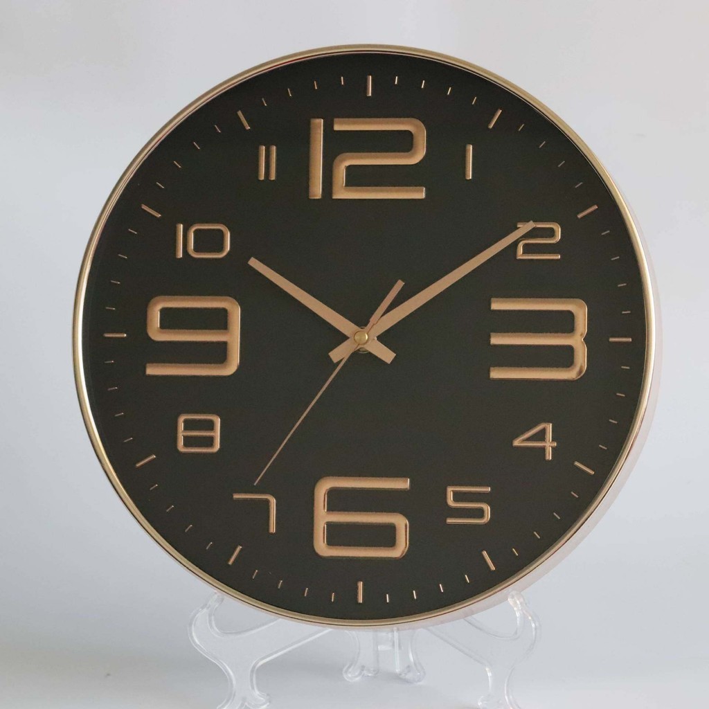 20cm Diameter Clock Living Room silent wall clock simple explosive ...