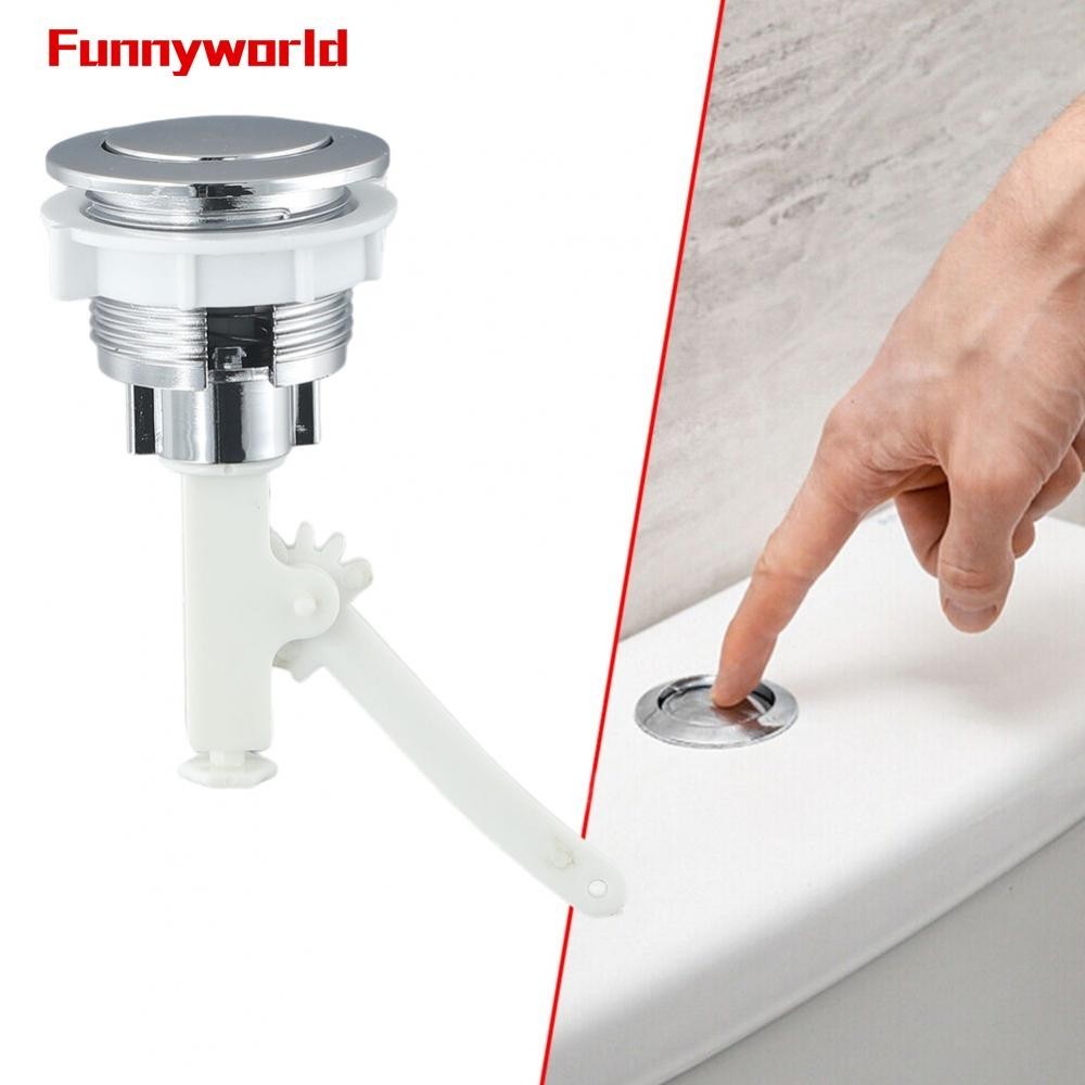 Convenient Bathroom Toilet Push Button Simple Structure Easy Operation ...