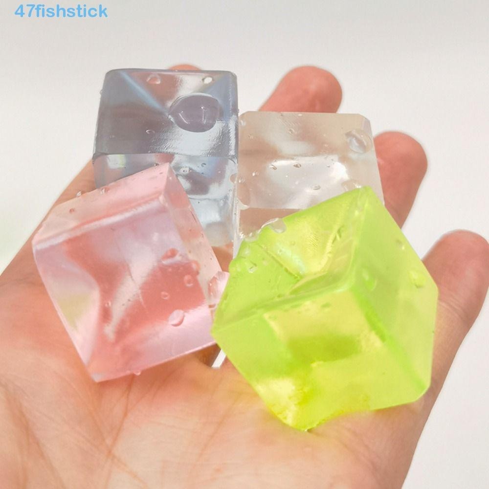 FISHSTICK Ice Block Squeeze Toy, Ice Cube Cat Paw Ice Cube Balls Toy ...