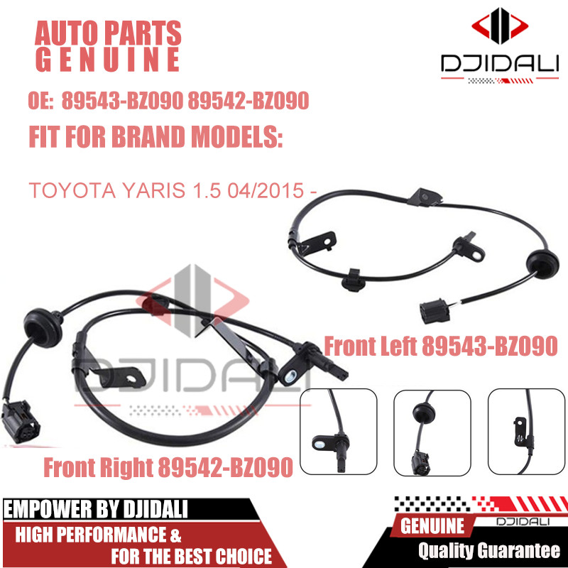Front Left & Right Car ABS Speed Sensor 89543-BZ090 89542-BZ090 for ...
