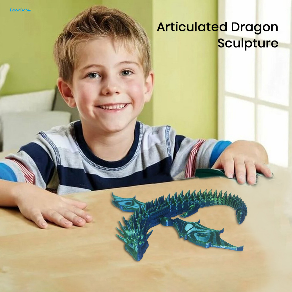 BoomBoom Flying Dragon Figure Dragon Statue 3d Printed Dragon Action ...