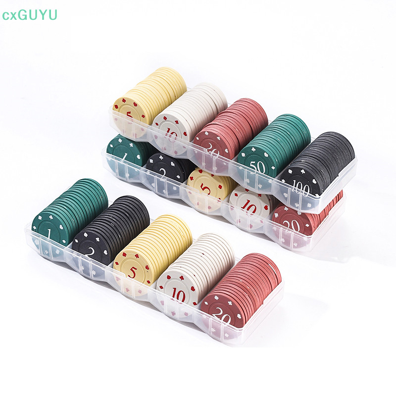 [cxGUYU] Professional Acrylic Poker Chip Holder Tray Holds 100 Chips ...
