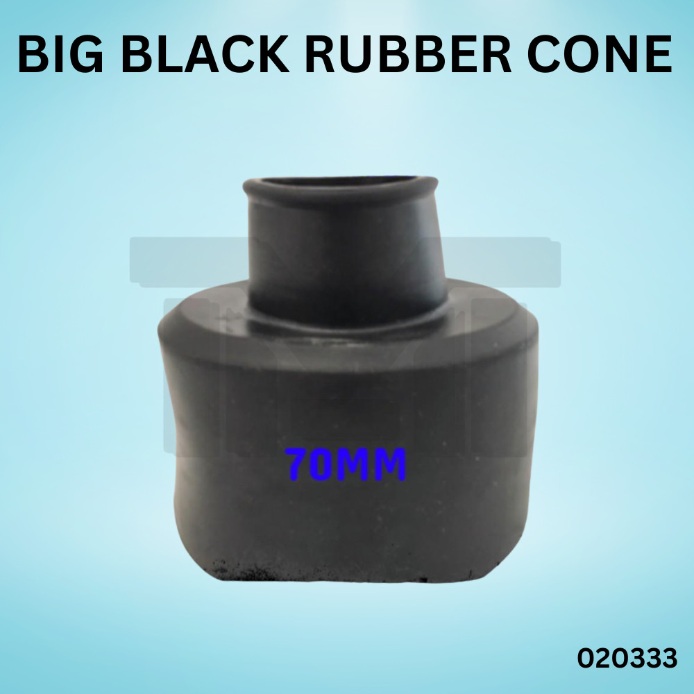 Toilet WC Black Rubber Cone For Lower Level Cistern Pipe / Flush pipe ...