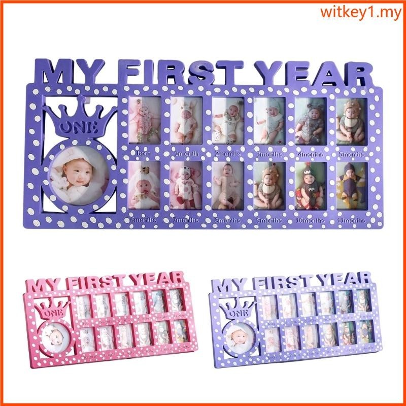WIT Foot Frame Baby Footprint Set Baby Footprint Picture Frame Hand ...