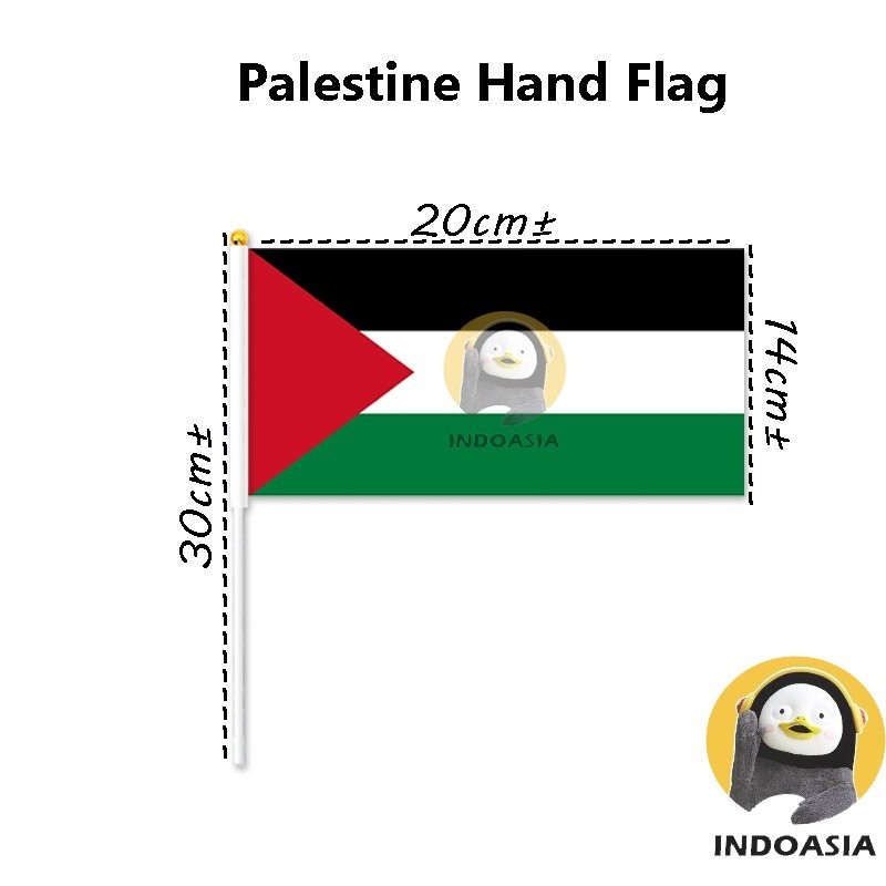 Palestine Hand Flag 20x14cm / Palestine Small Mini Hand Flags With ...
