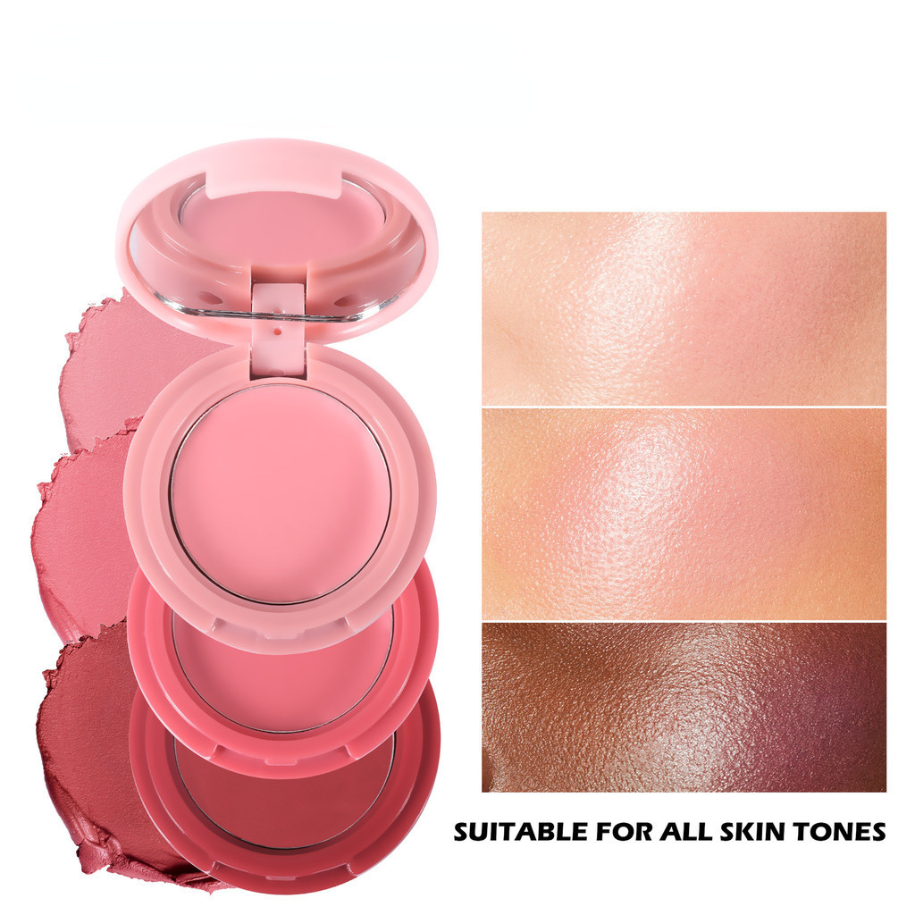 HANDAIYAN 3 in 1 Face Blush Eyeshadow Makeup Palette Matte Lipstick ...