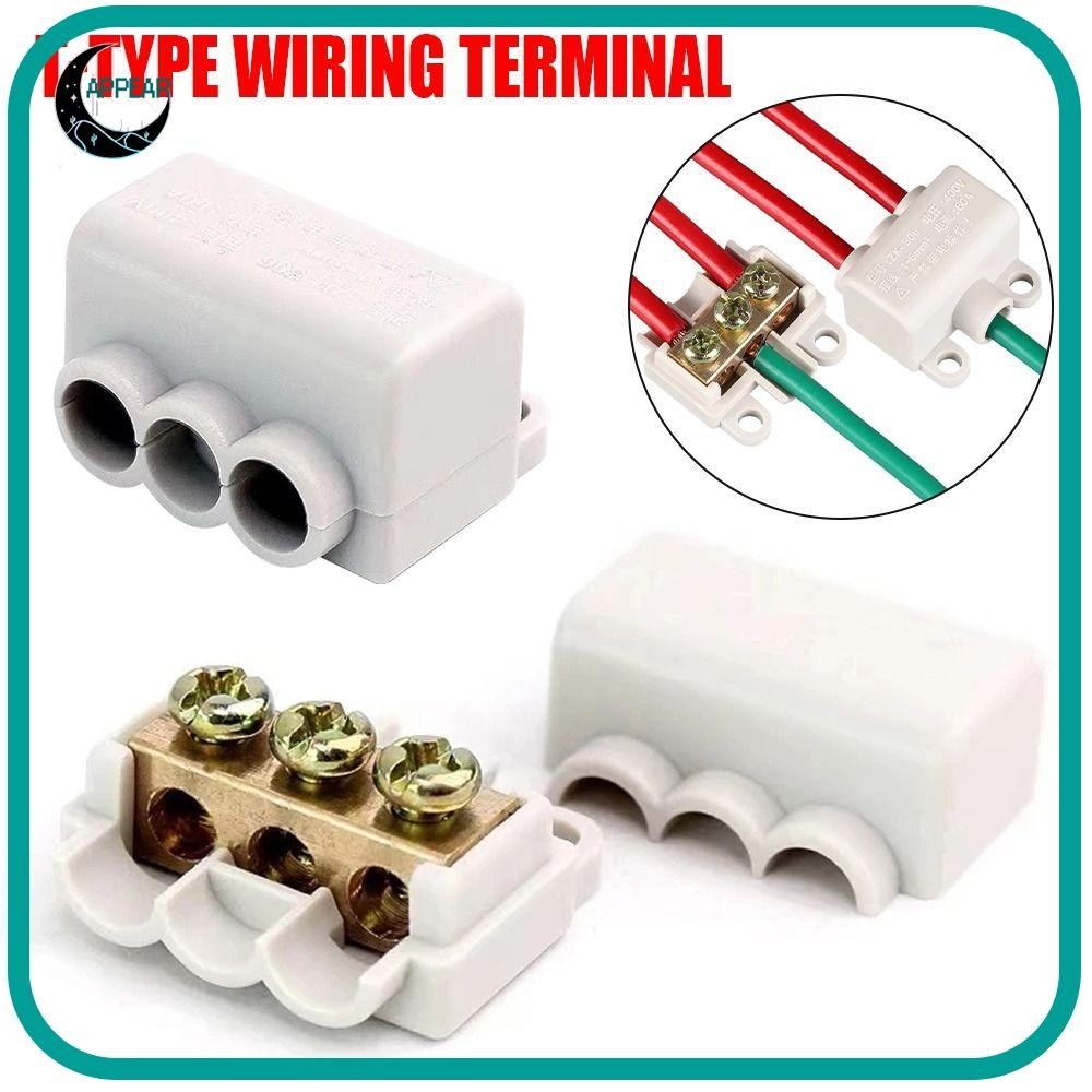 APPEAR T-type Wiring Terminal T06 306 Terminal Block Splitter Wire ...