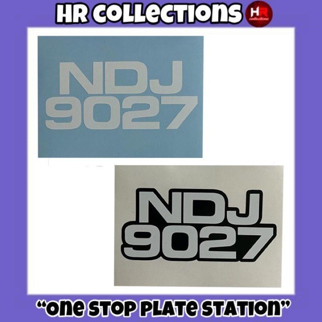 STICKER PLATE STICKER CUTTING | Shopee Malaysia