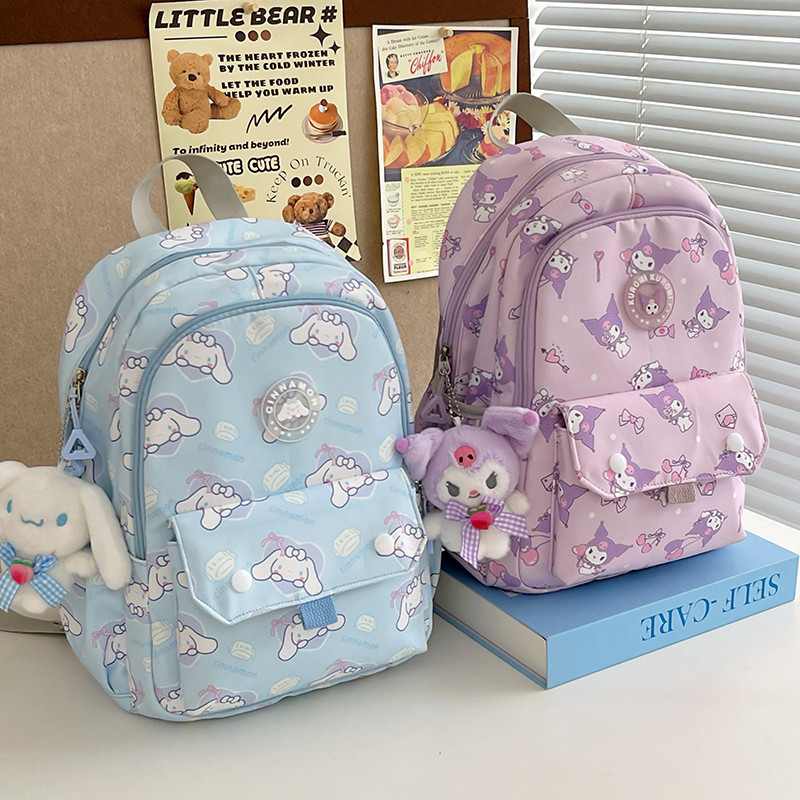 Cartoon Sanrio Schoolbag Female Girl Full of Heart Students All-Match ...