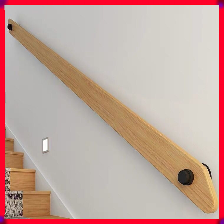 Stair Handrail Solid Wood Corridor Railing Attic Staircase Handrail ...