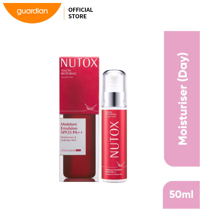 Nutox Youth Restoring Moisture Emulsion Spf25 Pa++ (All) 50Ml | Shopee ...
