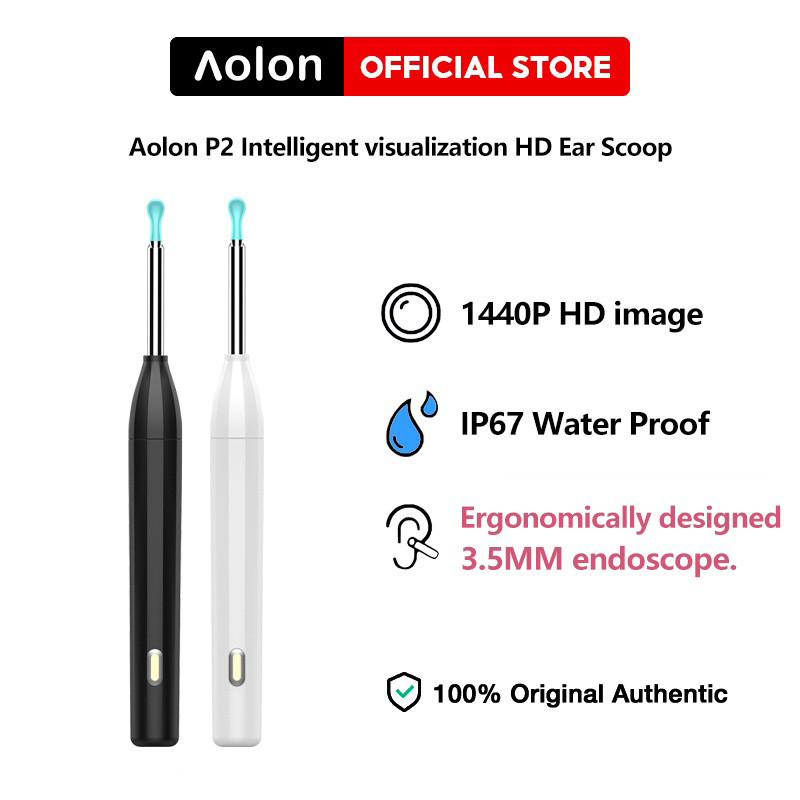 Aolon Endoscope HD Visual Ear Pick Intelligent Wireless Visual Ear Pick ...