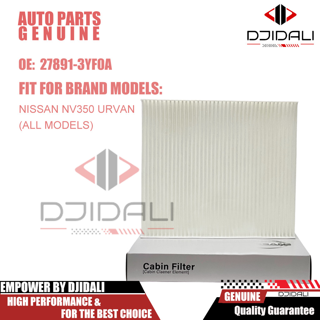 CABIN FILTER for NISSAN NV350 URVAN (ALL MODELS) 27891-3YF0A / 27277 ...