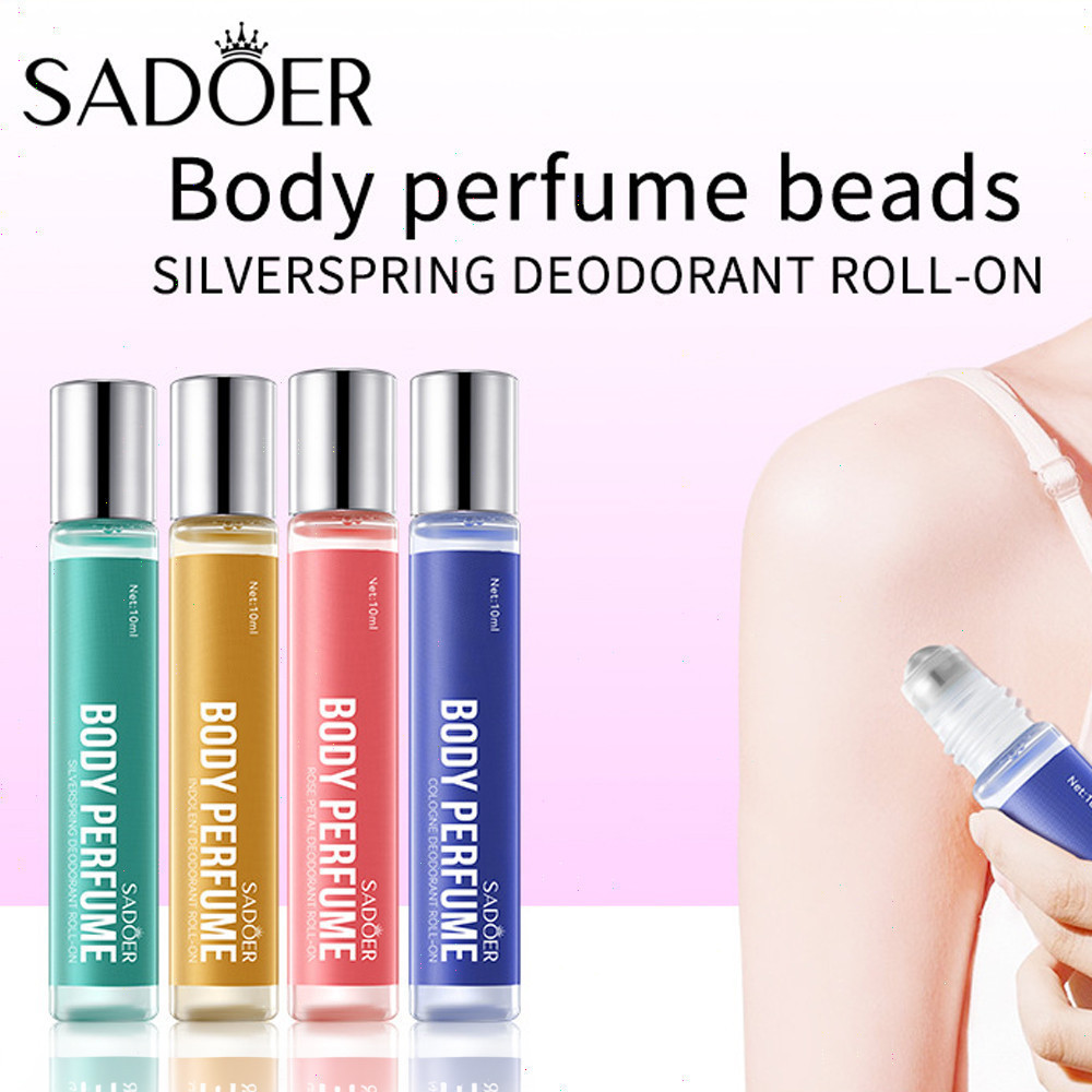 ROREC SADOER Deodorant Roll-On Body Perfume Fragrance Anti Sweating Small Travel Size Deodorant ...