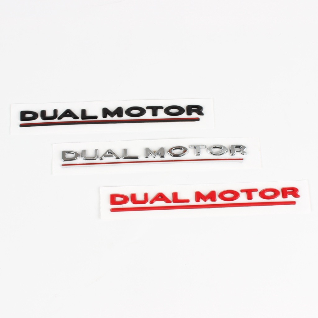 Customized tesla model3 Car Logo High Performance Tail Logo DUAL MOTOR ...