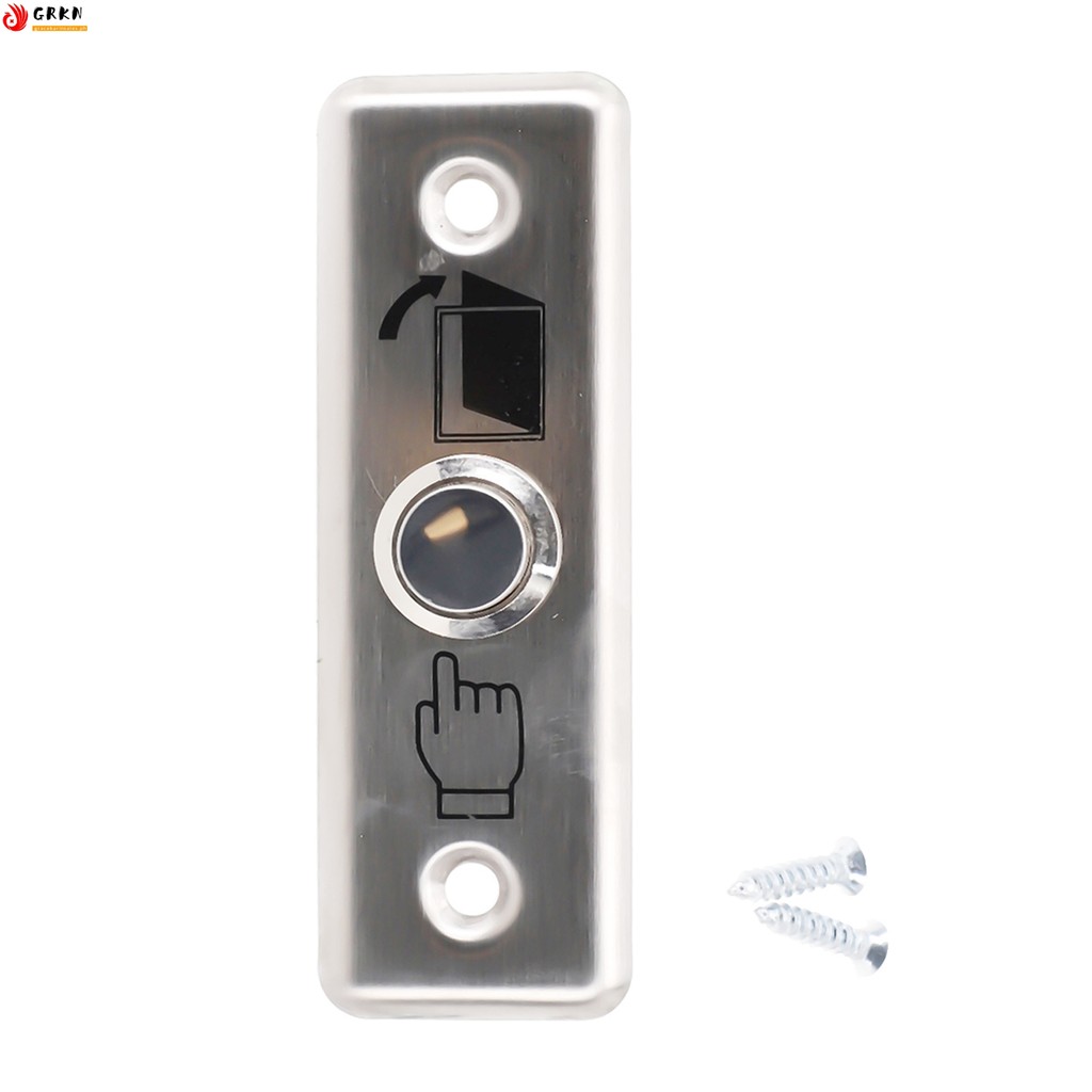 [GRKN] For Access Control Door Switch Stainless Steel Slim Exit Push ...