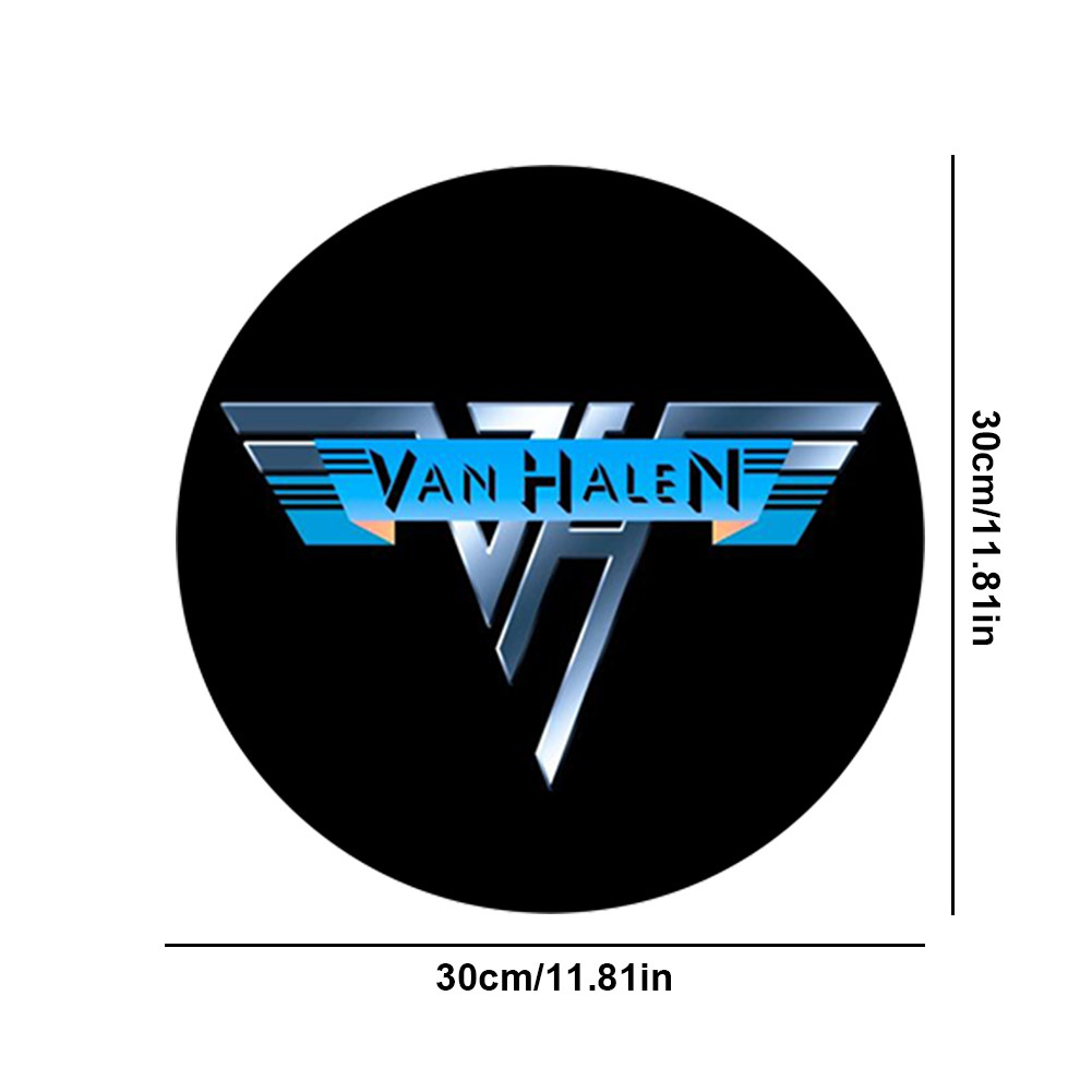 Vintage Metal Plate Van Halen Round Iron Painting Wall Art Bar ...