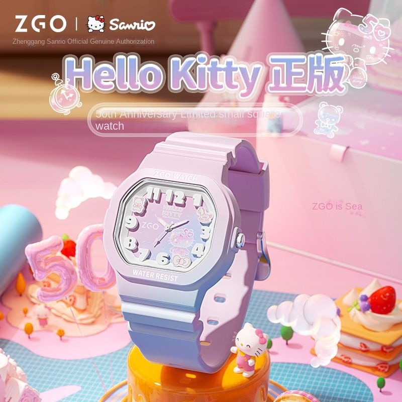 ZGO[Original Genuine] Hello Kitty Girl Watch Anniversary Limit Student ...