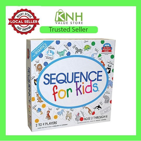 Sequence for Kids Animal sequence Board Game Urutan untuk Kanak-kanak ...