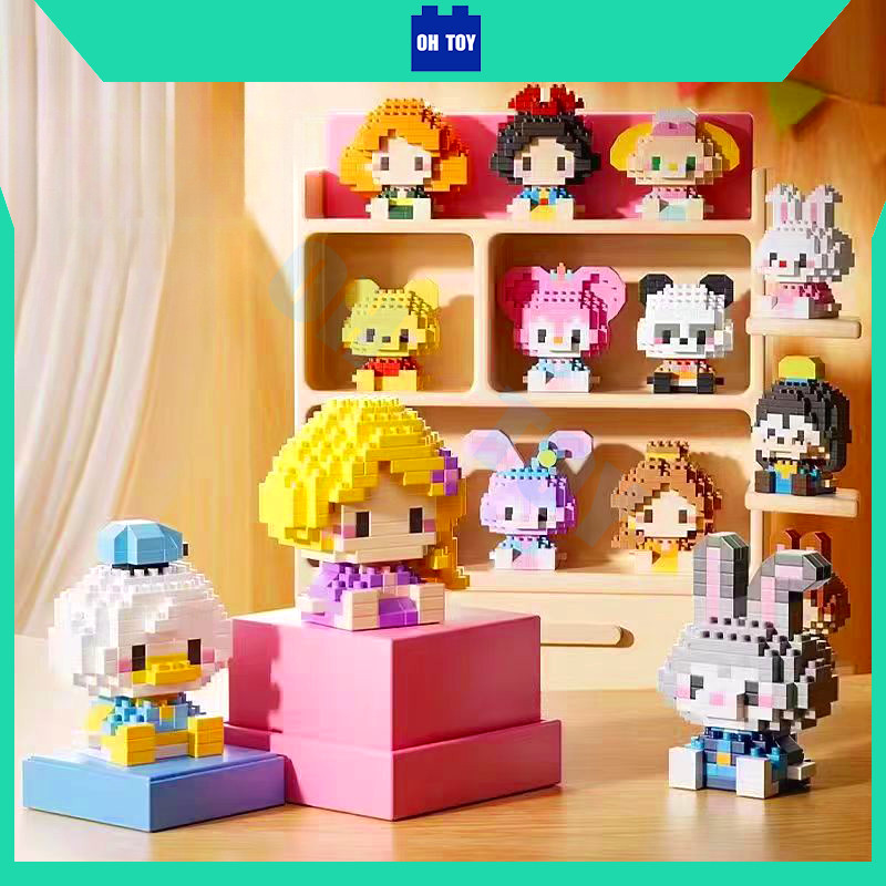 Nano Block Judy Zootopia Nick Mickey Snow Pooh Bear White LinaBell ...