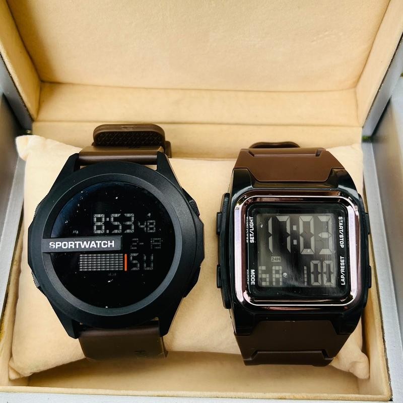 【Buy 1 Get 1】Man Waterproof Digital Watch Men Multifunctional Led Light ...