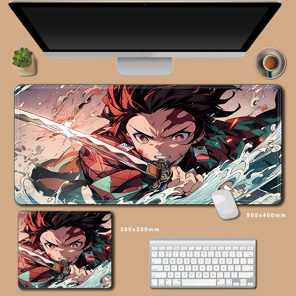 Demon Slayer Kimetsu no Yaiba Large Gaming Mousepad Computer Deskmat ...
