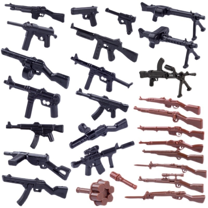 Wwiii Military Equipment Accessories Small Particle Building Blocks ...