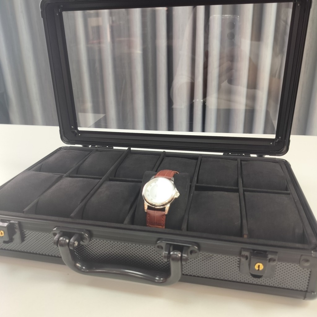 Watch Storage Box12Advanced Portable Portable Box Aluminum Case Watch ...