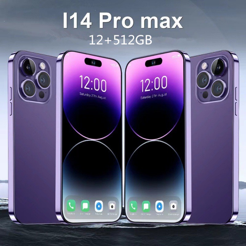 New popular I14 ProMax large screen 16GB+512GB full network 5G Android ...