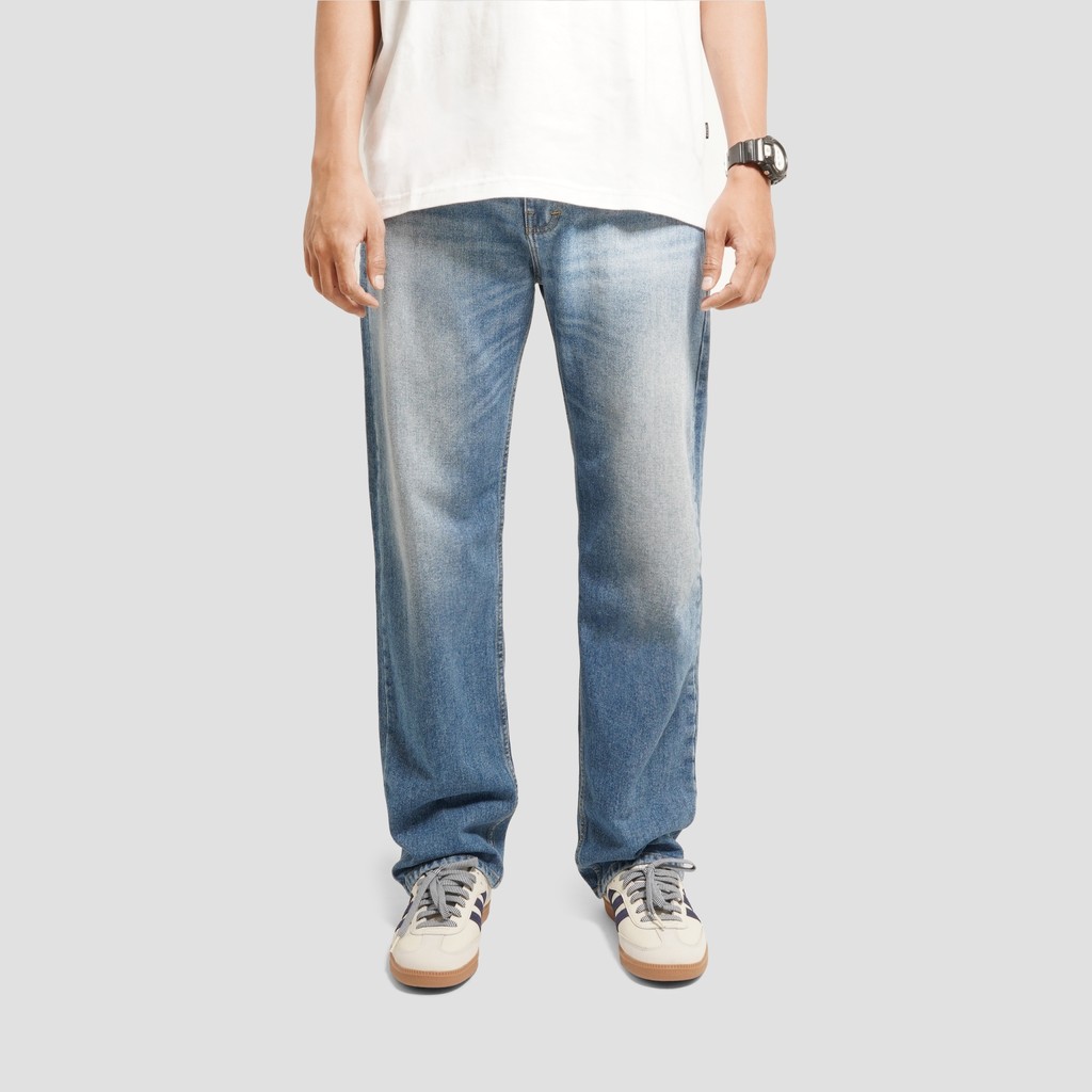 Aisyahr - Denim Pants Sakuya Blue Washed | Shopee Malaysia