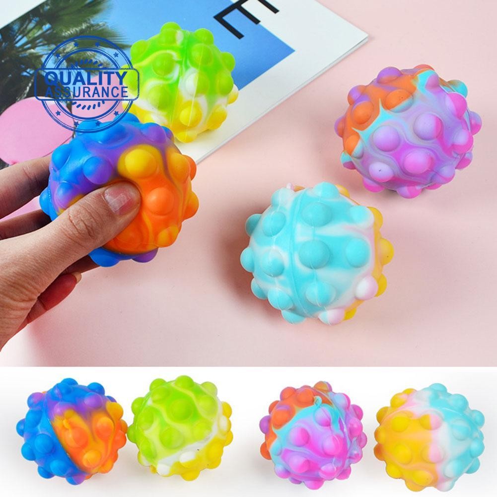 Silicone Squeeze Bubble Ball Pressure Relief Venting Toys Sensory Ball ...