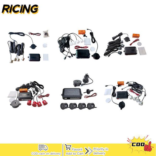 RAM Reverse Backup Sensors Parking System For Cars, Parking Sensor, 12V ...