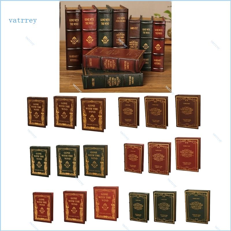 VA Faux Book Fake Book Adornment Bookshelf Decor Simulation Book False ...