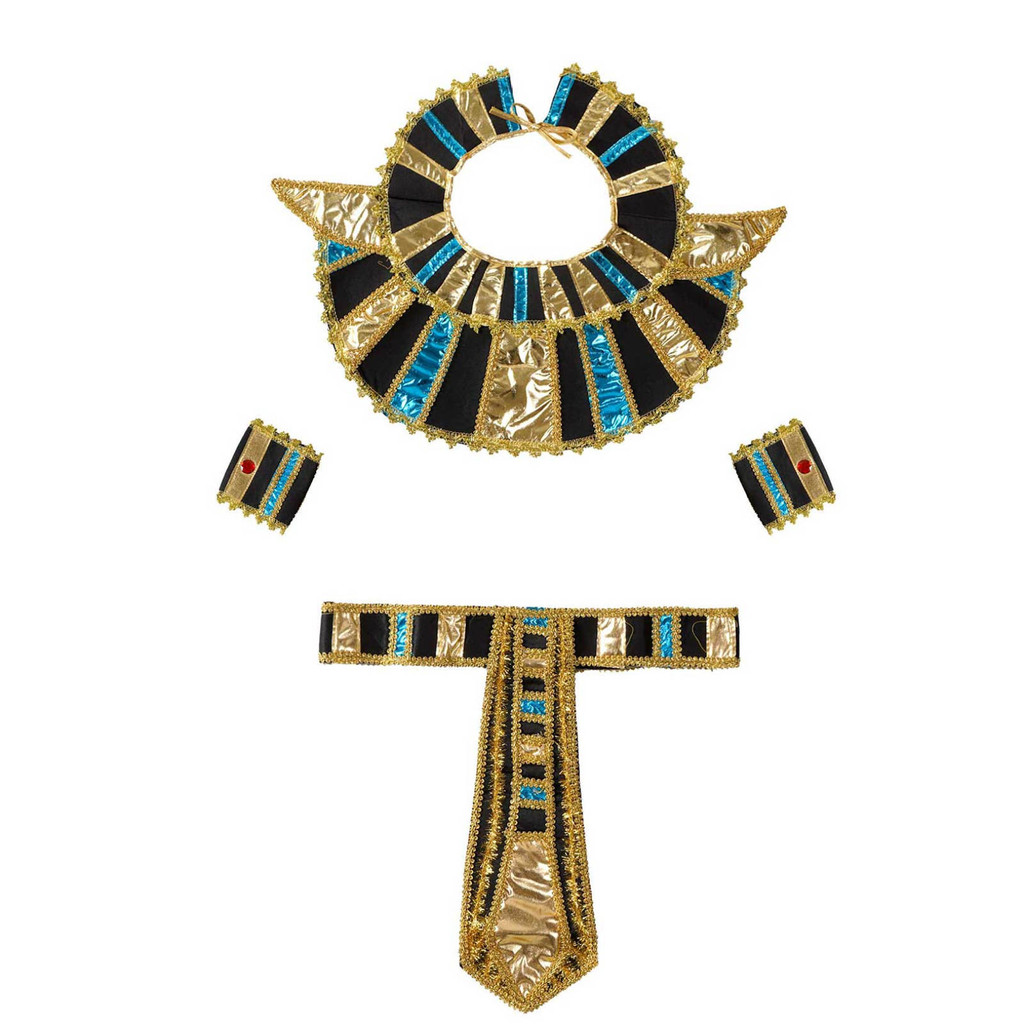 Mbx Egypt Pharaoh Priest Cosplay Costume Accessories Cleopatra Queen ...