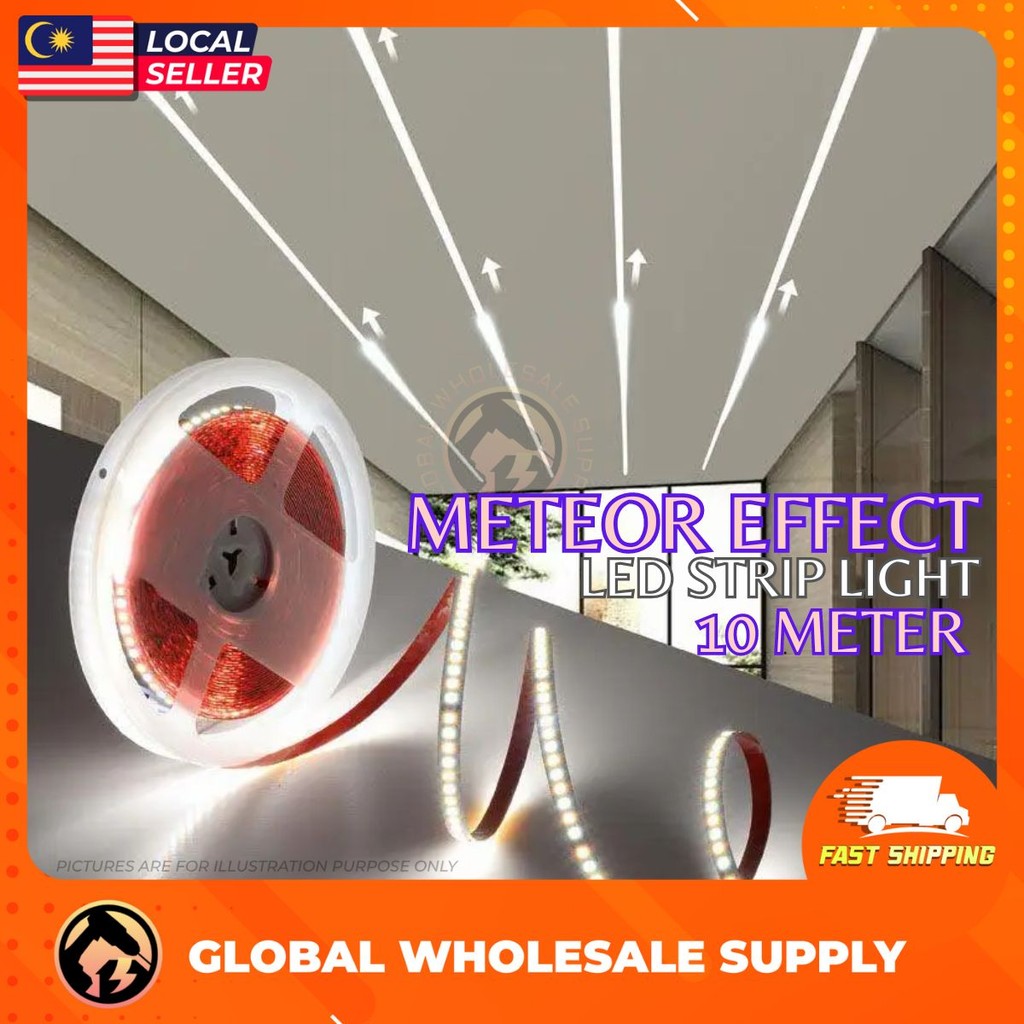 10MTR RUNNING WATER LED Strip Light Remote Control Dimmable Strip Light ...