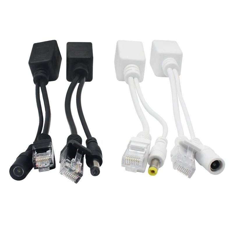 POE Cable Passive Power Over Ethernet Adapter Cable POE Splitter RJ45 ...