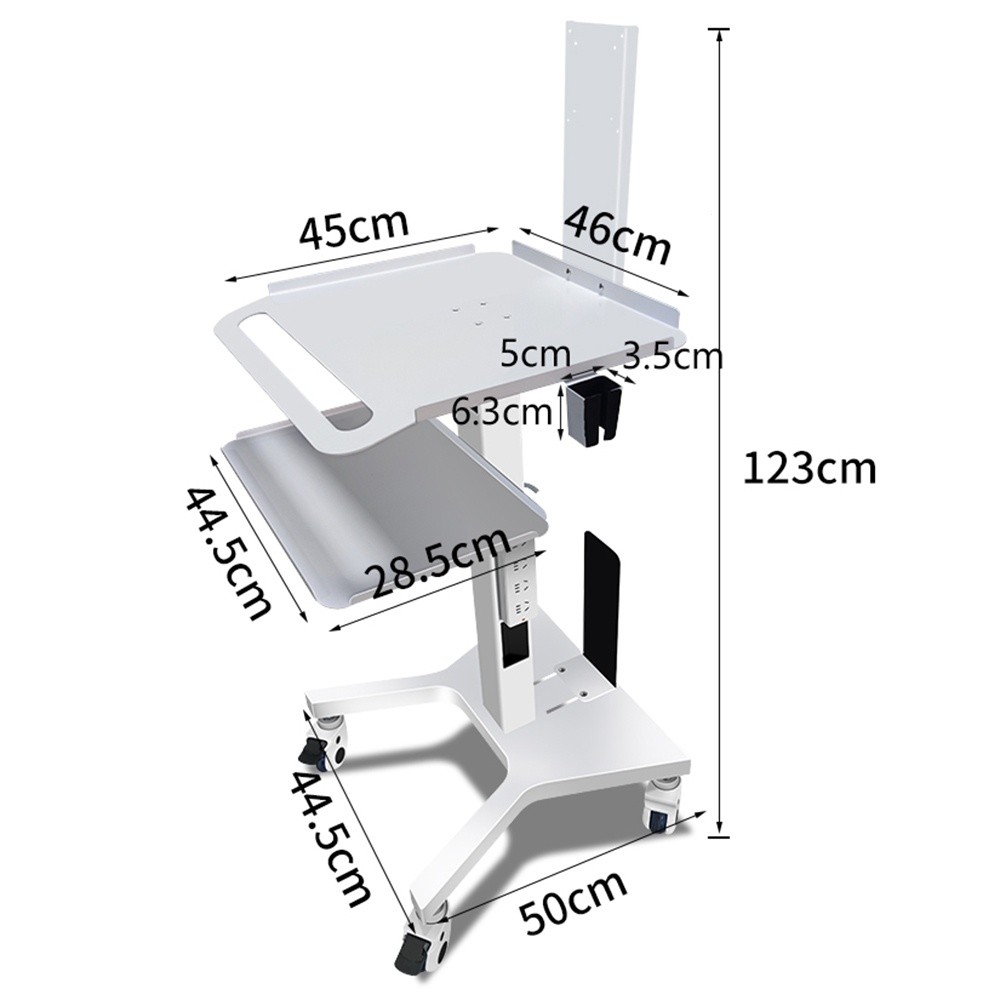 Dental Scanner Intraoral Scanning Trolley Tool with Stand Tray Holder ...