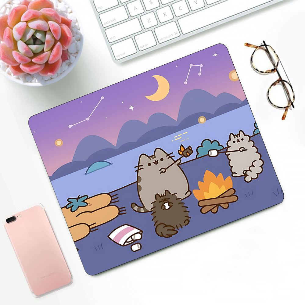Cute Cartoon Cat Gaming Mouse Pad XS Small Mousepad For PC Gamer ...