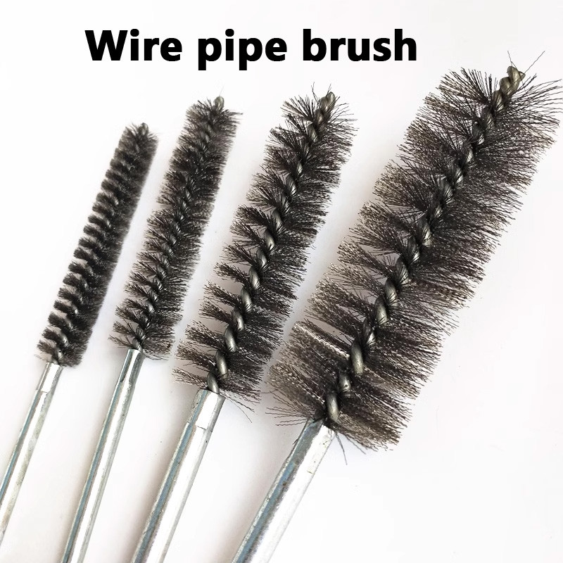 Stainless Steel Wire pipe brush 2.5MM~50mm Grinding, deburring and rust ...