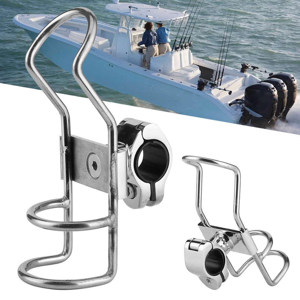 Seashorehouse Fishing Rod Rack Marine Grade 316 Stainless Steel Rail ...