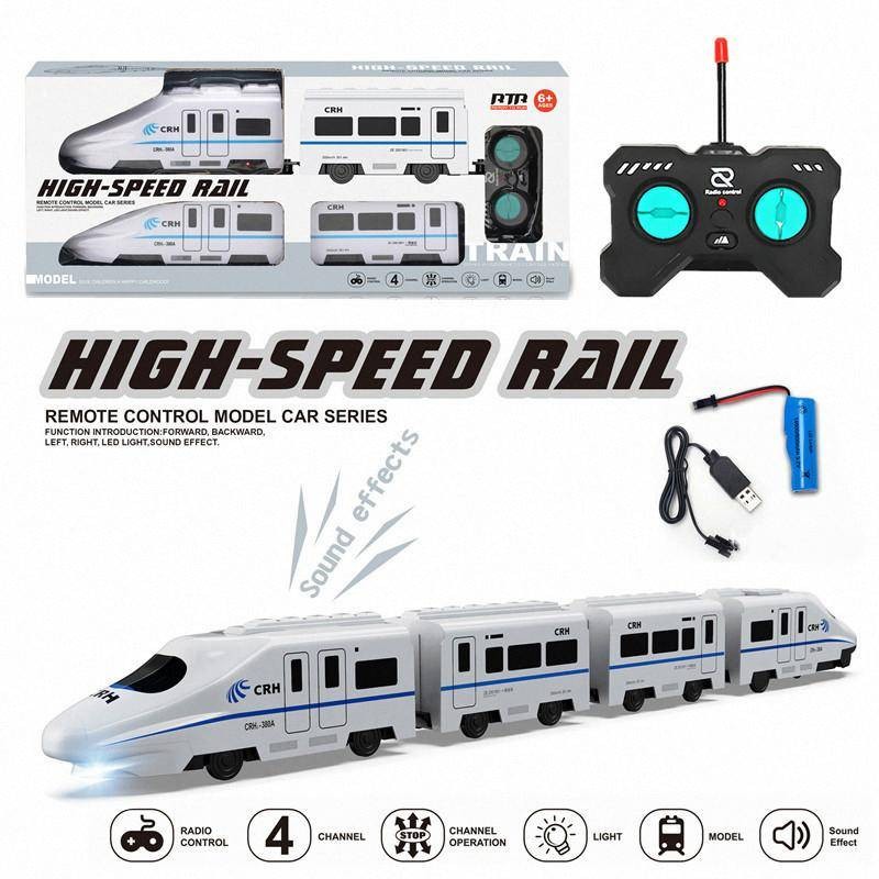 DIY High-speed Train Remote Control Car Charging, Harmony Car Lighting ...