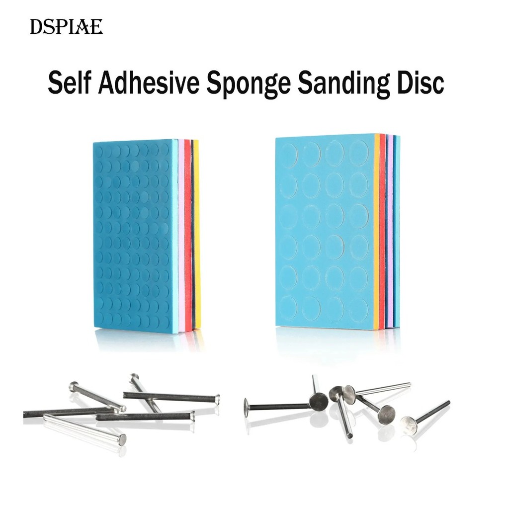 DSPIAE SS-C01 SS-C02 Self Adhesive Sponge Sanding Disc Sponge Sandpaper ...