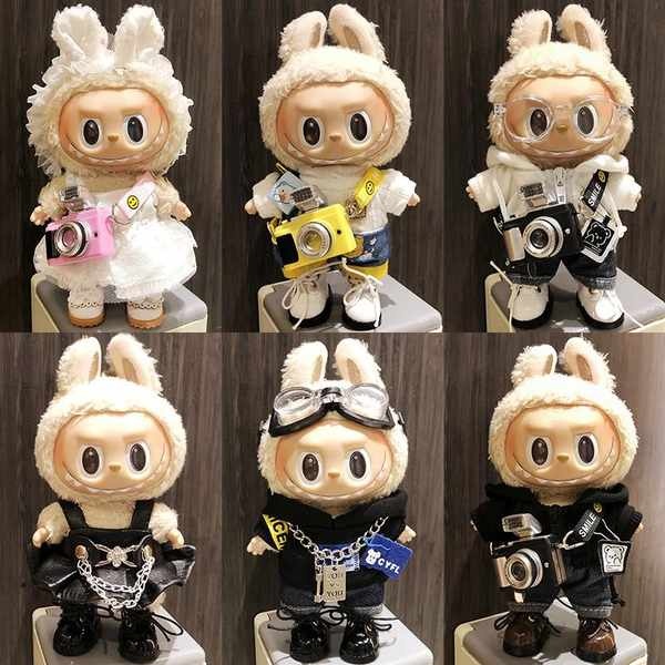 labubu doll labubu keychain labubu loket pakaian macaron 17cm rabubu ...