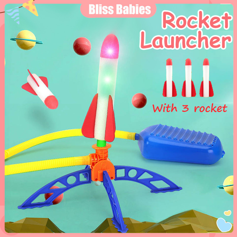 Soaring Rocket Children's Foot Stepping Outdoor Catapult Toy Launch ...