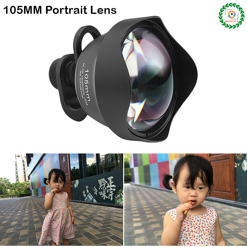 Mobile Phone Universal External Lens 105MM Portrait lens For Iphone 16 ...