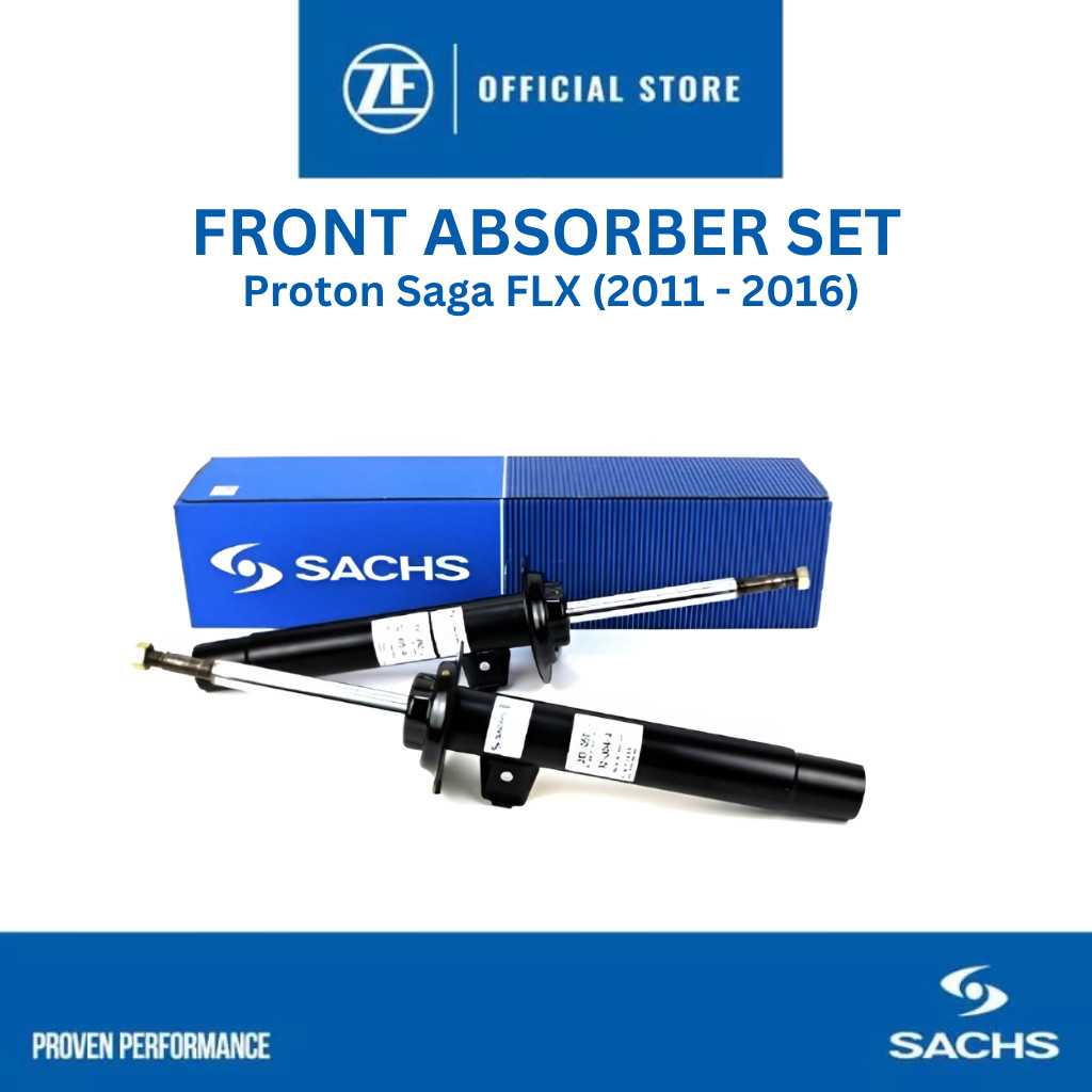 SACHS Shocks Absorber Front Set Proton Saga FLX - (2011 - 2016) | 317 ...