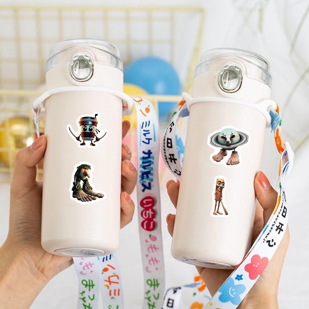 500pcs Tung Tung Tung Sahur Stickers Italian Brainrot AI Abstrac ...