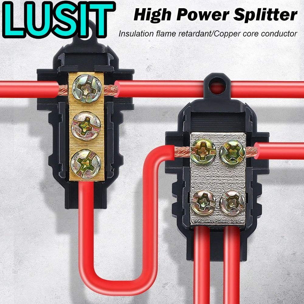 LUSIT Quick Terminal Block, High Power Black High Power Splitter ...
