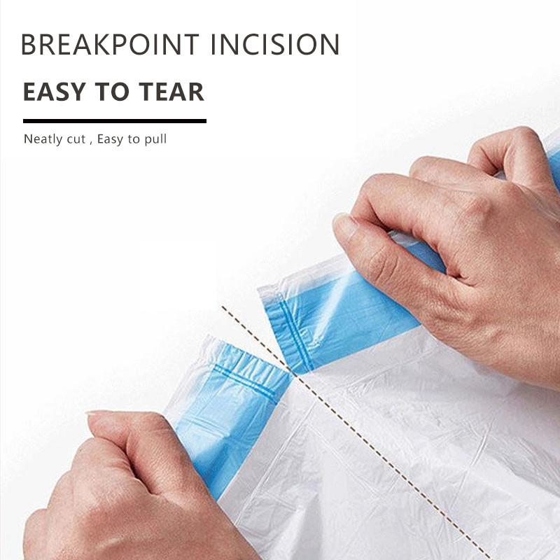 Beg Sampah 100pcs 45x50cm Drawstring Garbage Bag Disposable Large ...