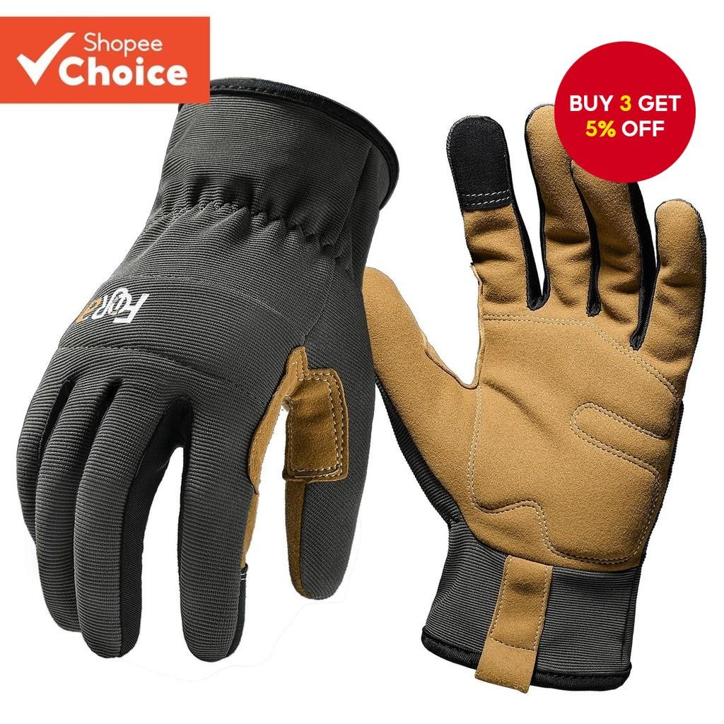 Multi-Purpose Light Duty Work Gloves - 1 Pair Breathable & High ...